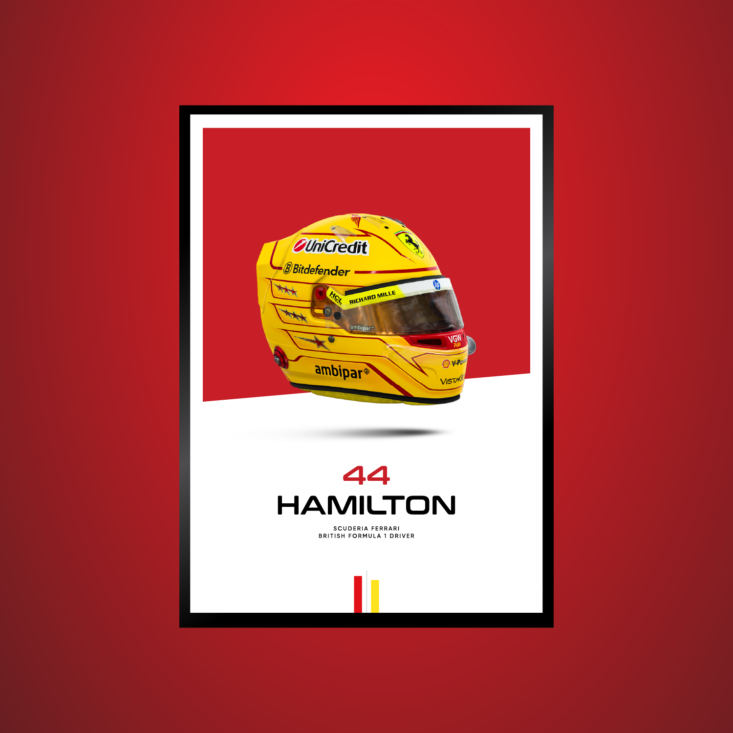 F1 Hamilton poster – F1wear